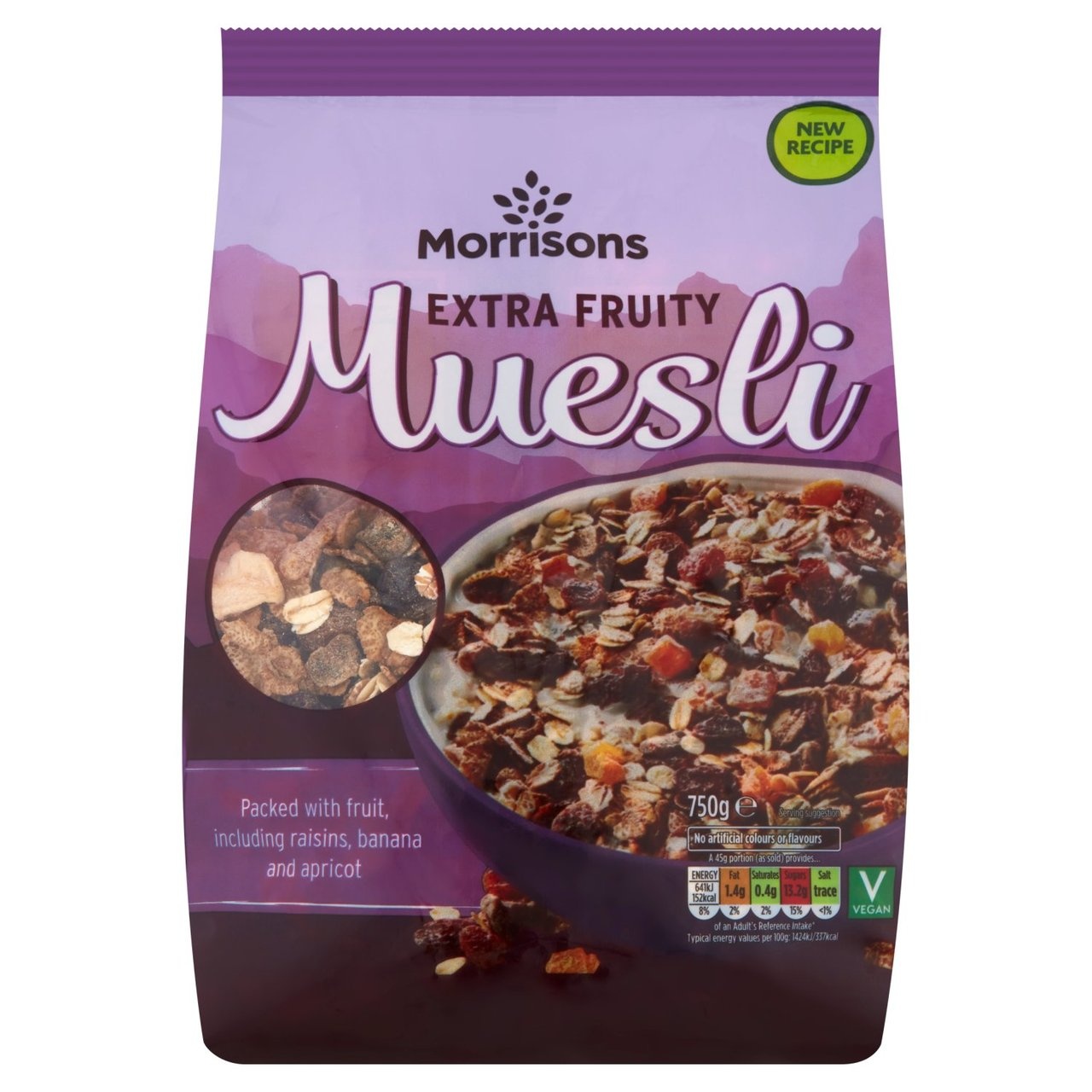 Morrisons Extra Fruity Muesli 750g - Russells British Store