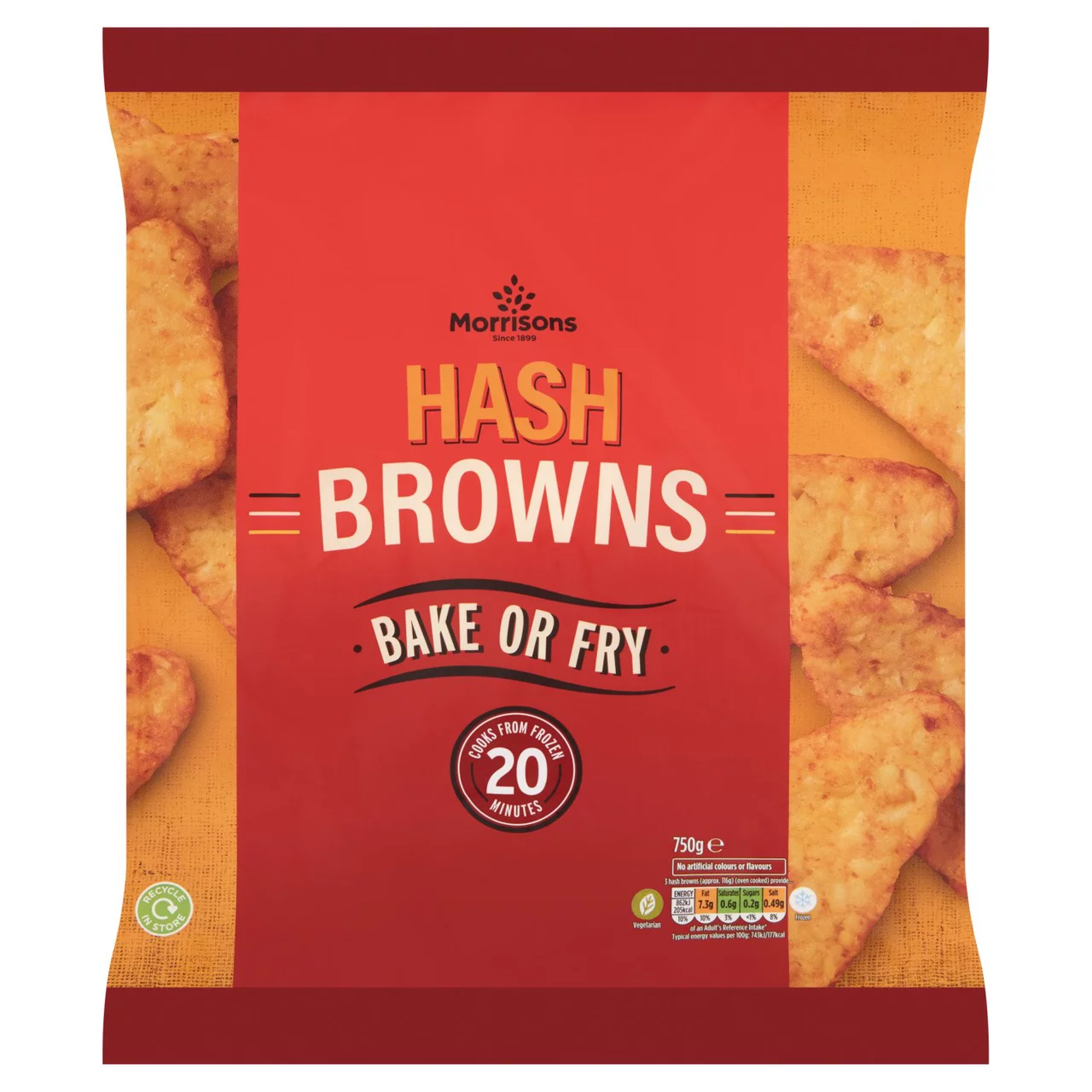 Morrisons Hash Browns 750g - Russells British Store