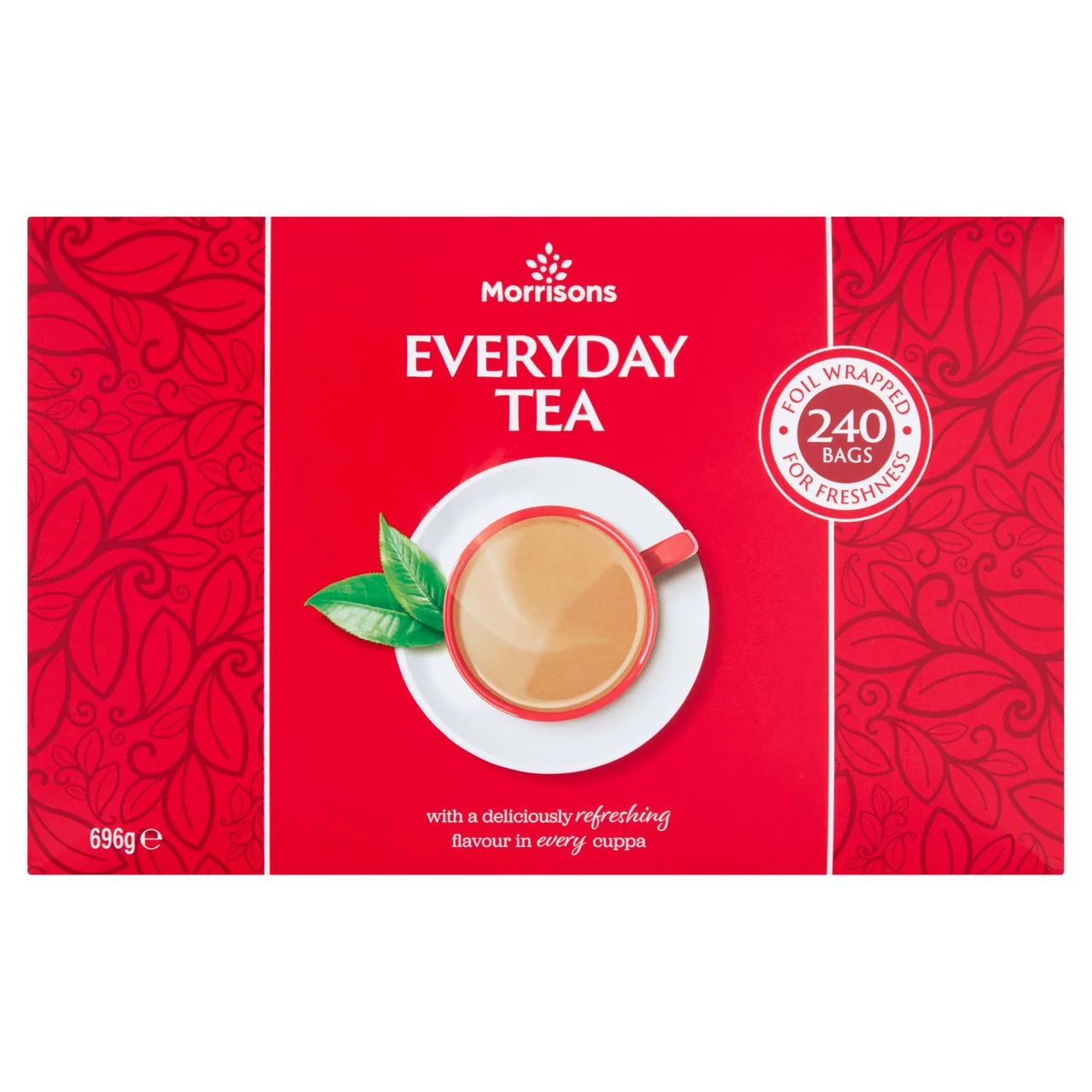 Morrisons Everyday Tea 240 Tea Bags 696g - Russells British Store