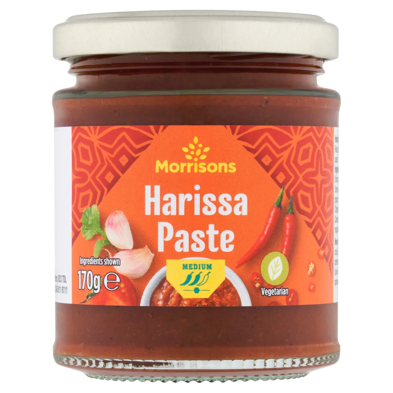 Morrisons Smoky Harissa Paste 170g - Russells British Store