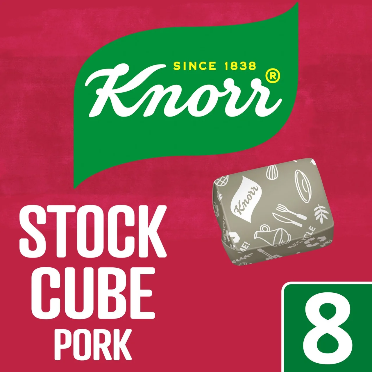 Knorr Pork Stock Cubes 8's - Russells British Store