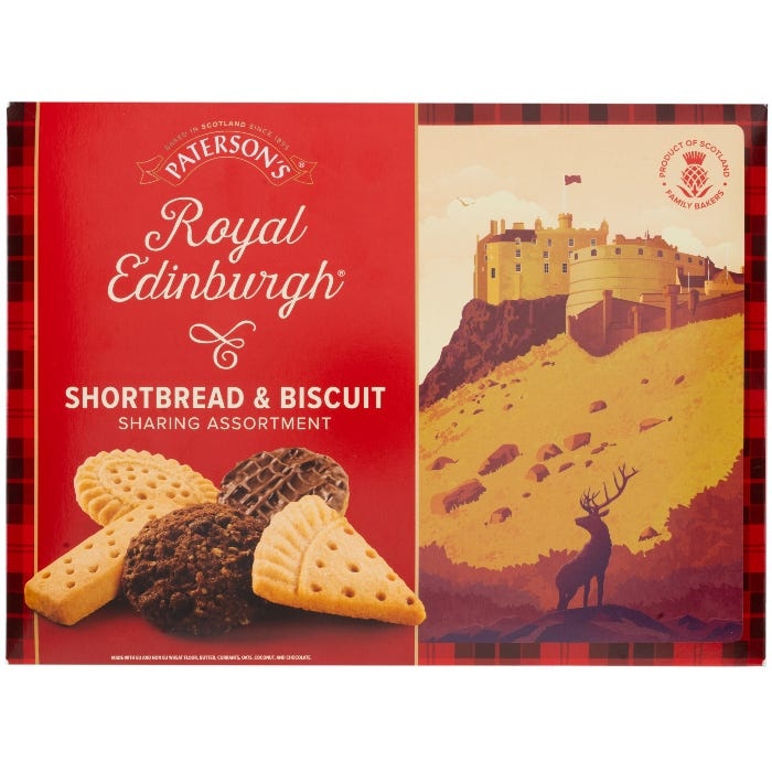 Royal Edinburgh Shortbread & Biscuit Assortment 400g - Russells British ...