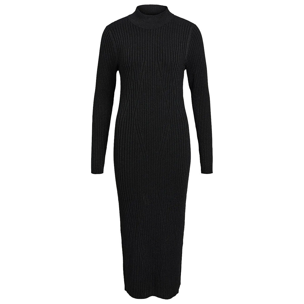 Object Rike L/S Knit Dress Black | Palazzo Domburg - Palazzo Domburg