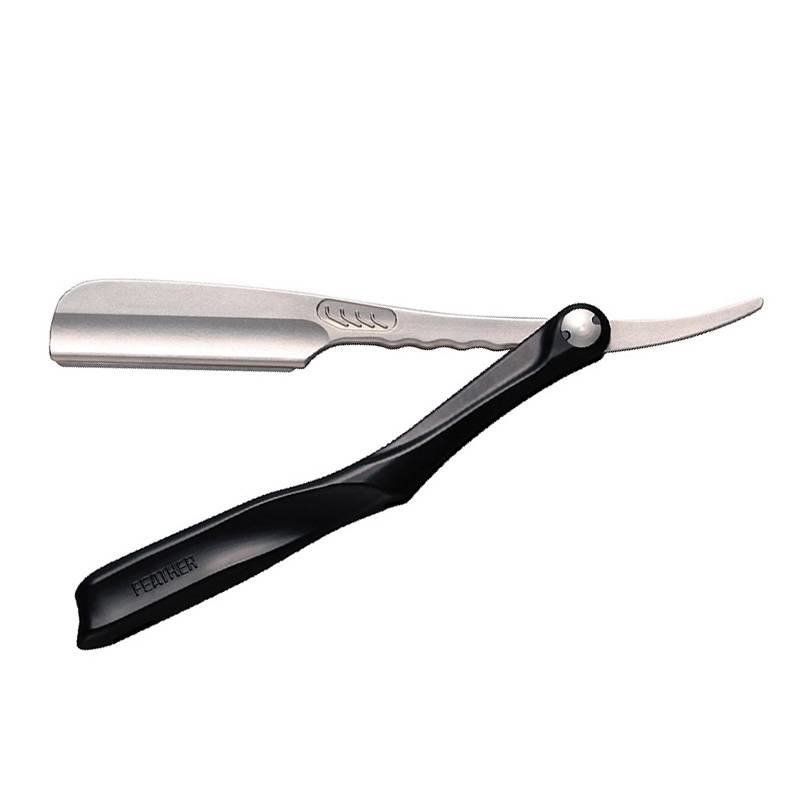 Feather Straight Razor Feather SS Zwart - Intershave