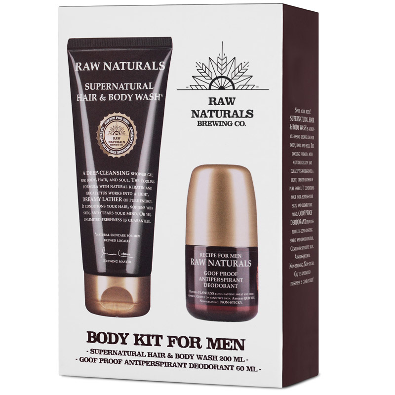 Raw Naturals Body Kit for Men - Intershave
