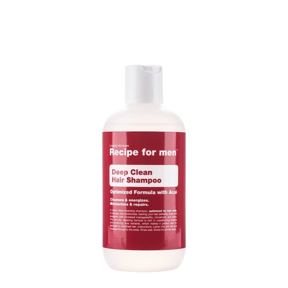 Recipe for men Deep Cleansing shampoo 250ml - Intershave