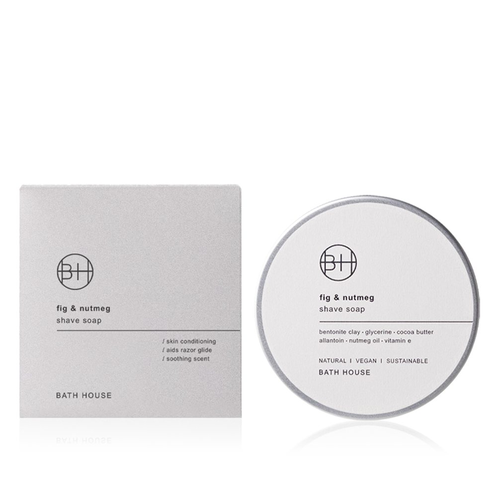 Fig & Nutmeg Shave Soap 200g - Intershave
