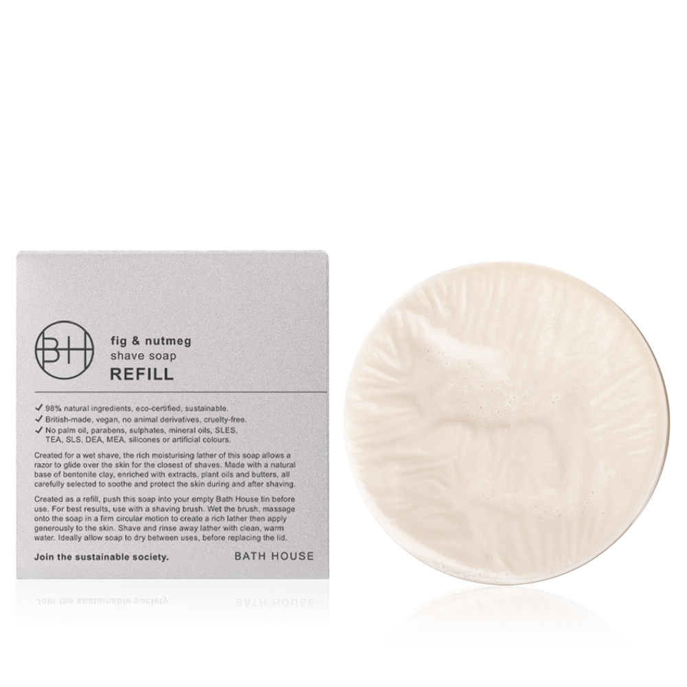 Fig & Nutmeg Shave Soap 200g refill - Intershave