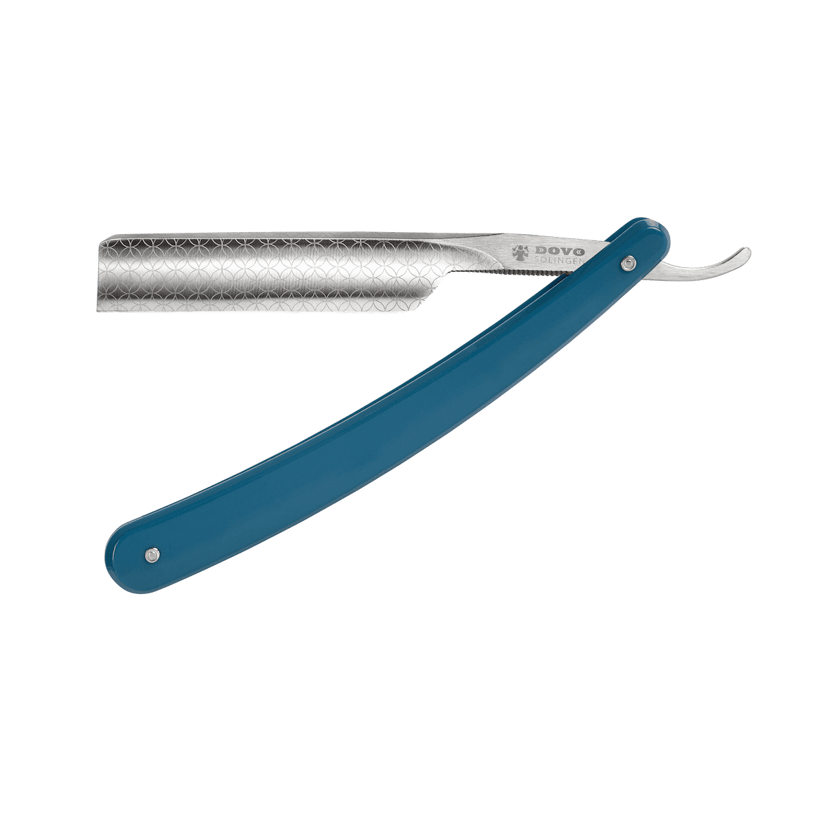 125803416 - Straight Razor 5/8" RUNDE SACHE Blue - Intershave