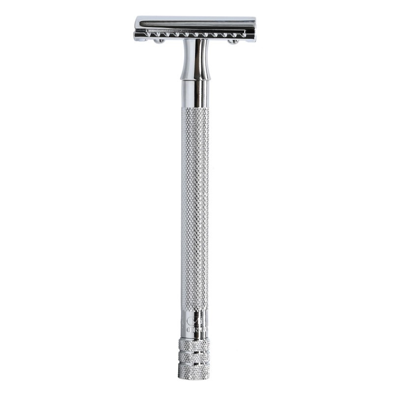 Merkur 405090 Safety Razor 24C, Closed Comb, Extra Long Handle - Intershave
