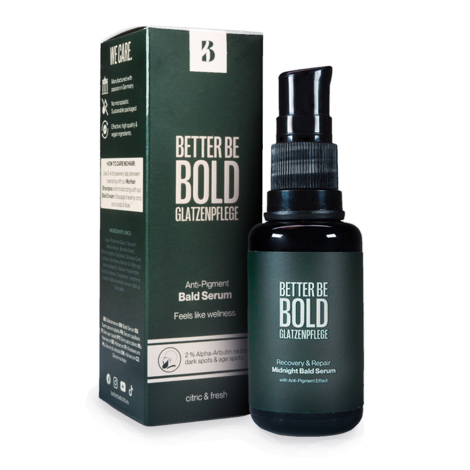 Beter Be Bold - Anti-Pigment Bald Serum 30ml - Intershave
