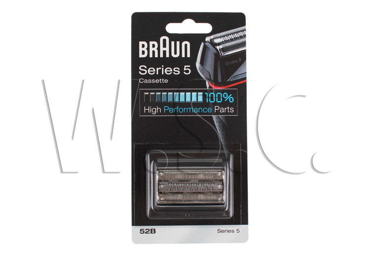 BRAUN SCHEERCASSETTE SERIE 5 - 52B ZWART - Wisselstukken Centrale