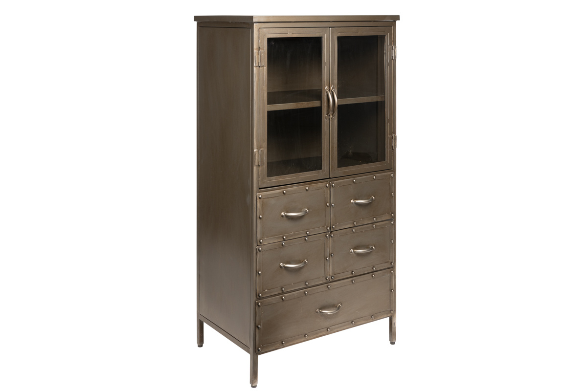 Industriële buffetkast 2.0 | Grijs - Rootsmann