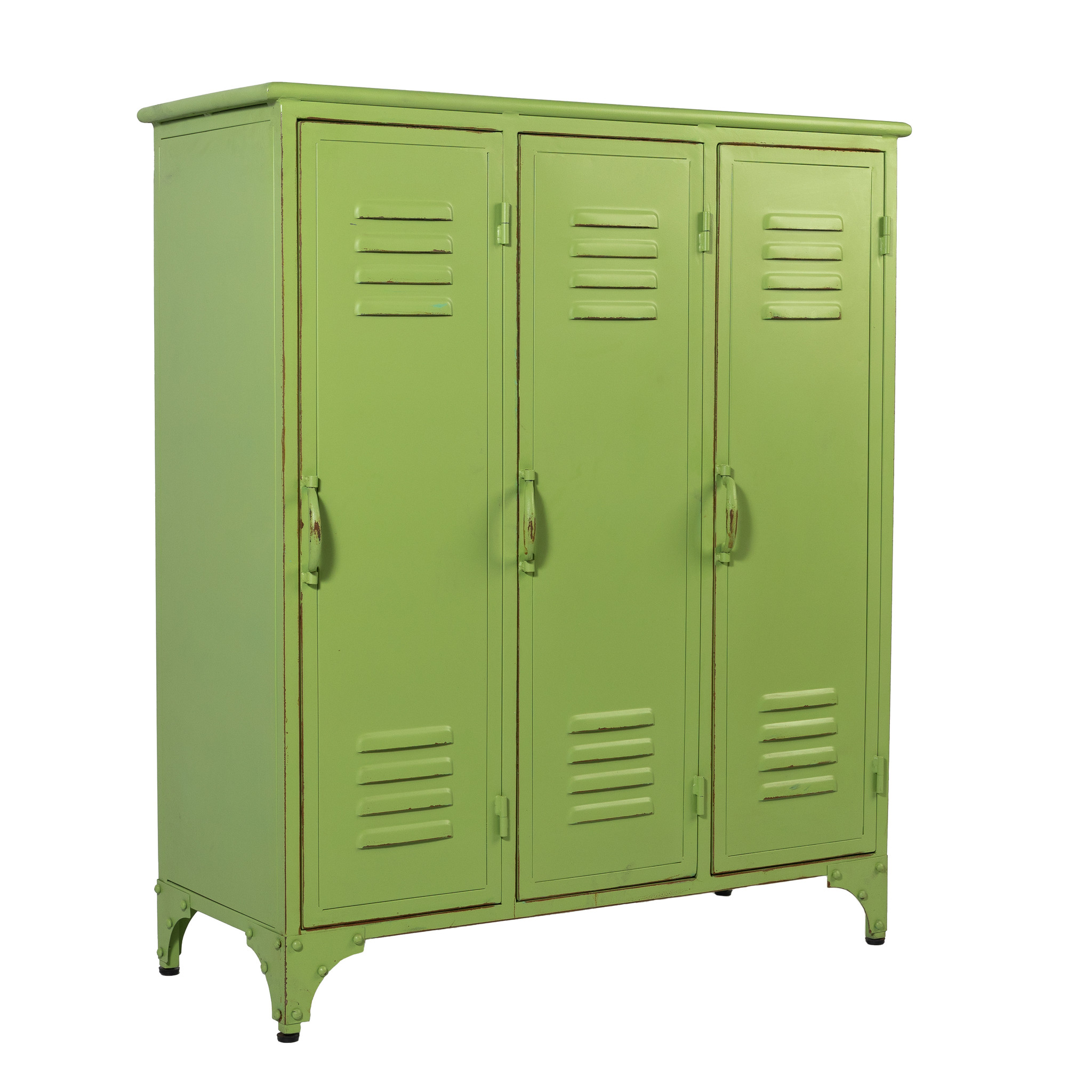 Industriële lockerkast Bulky 3 deuren | Groen - Rootsmann