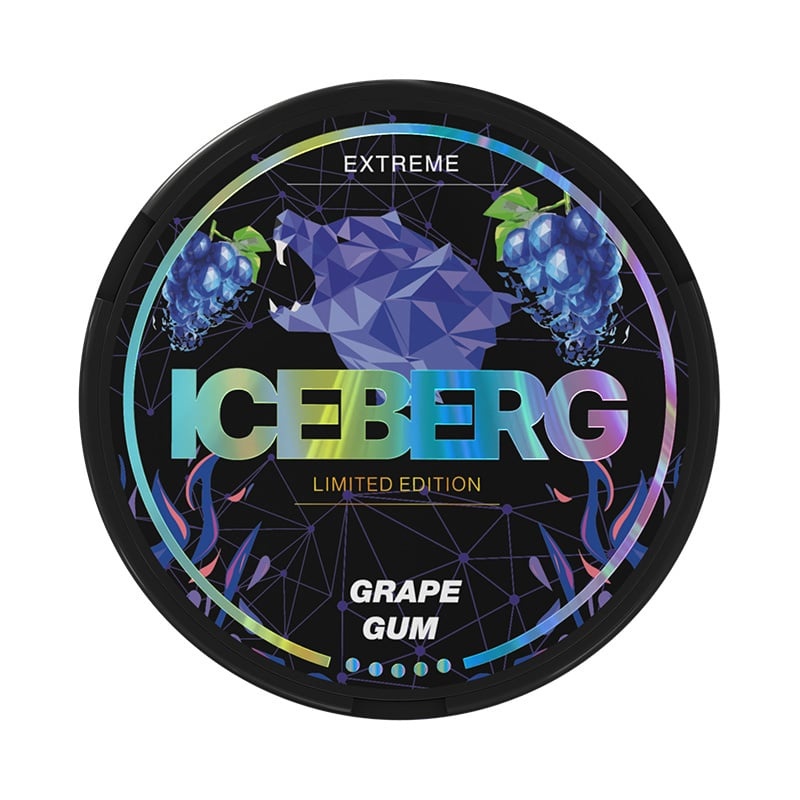 ICEBERG Grape Gum - Europouches.com