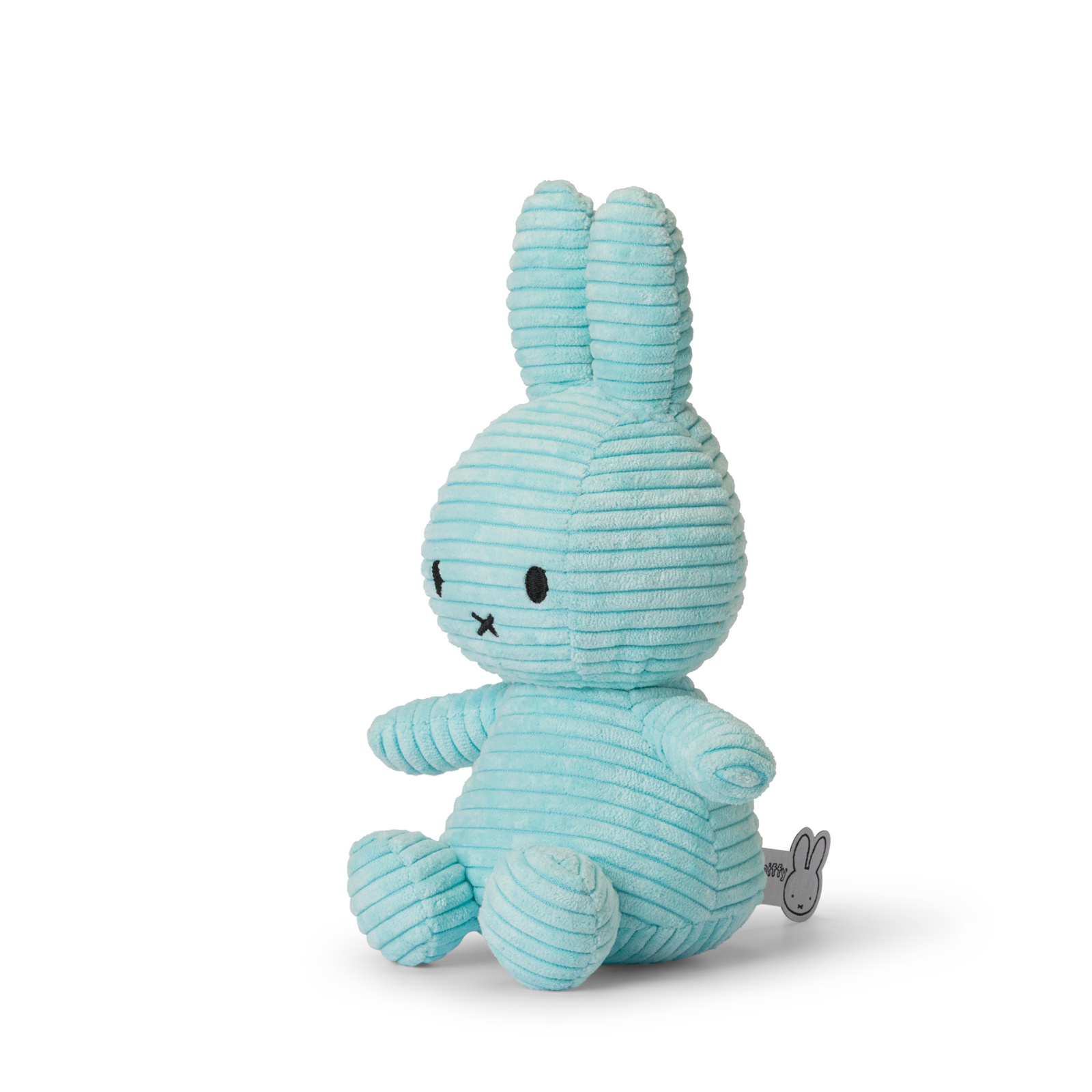 Nijntje & Miffy Kuscheltier aus Cord türkis Dutch Design 23 cm ...