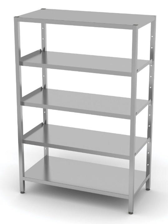 Opbergrek met in hoogte verstelbare schappen kopen? - RVSMAATWERK