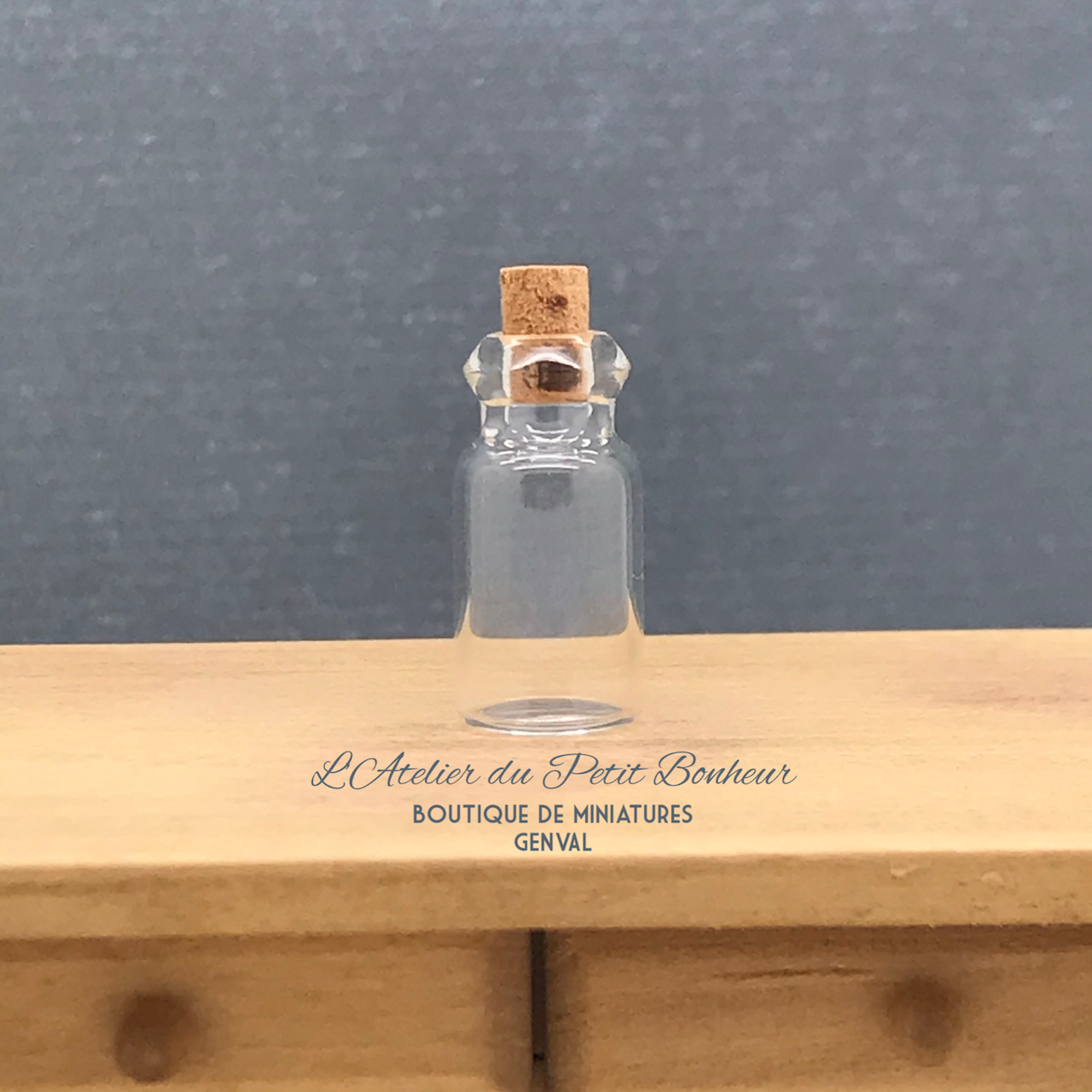 Fiole en verre - Petit Bonheur