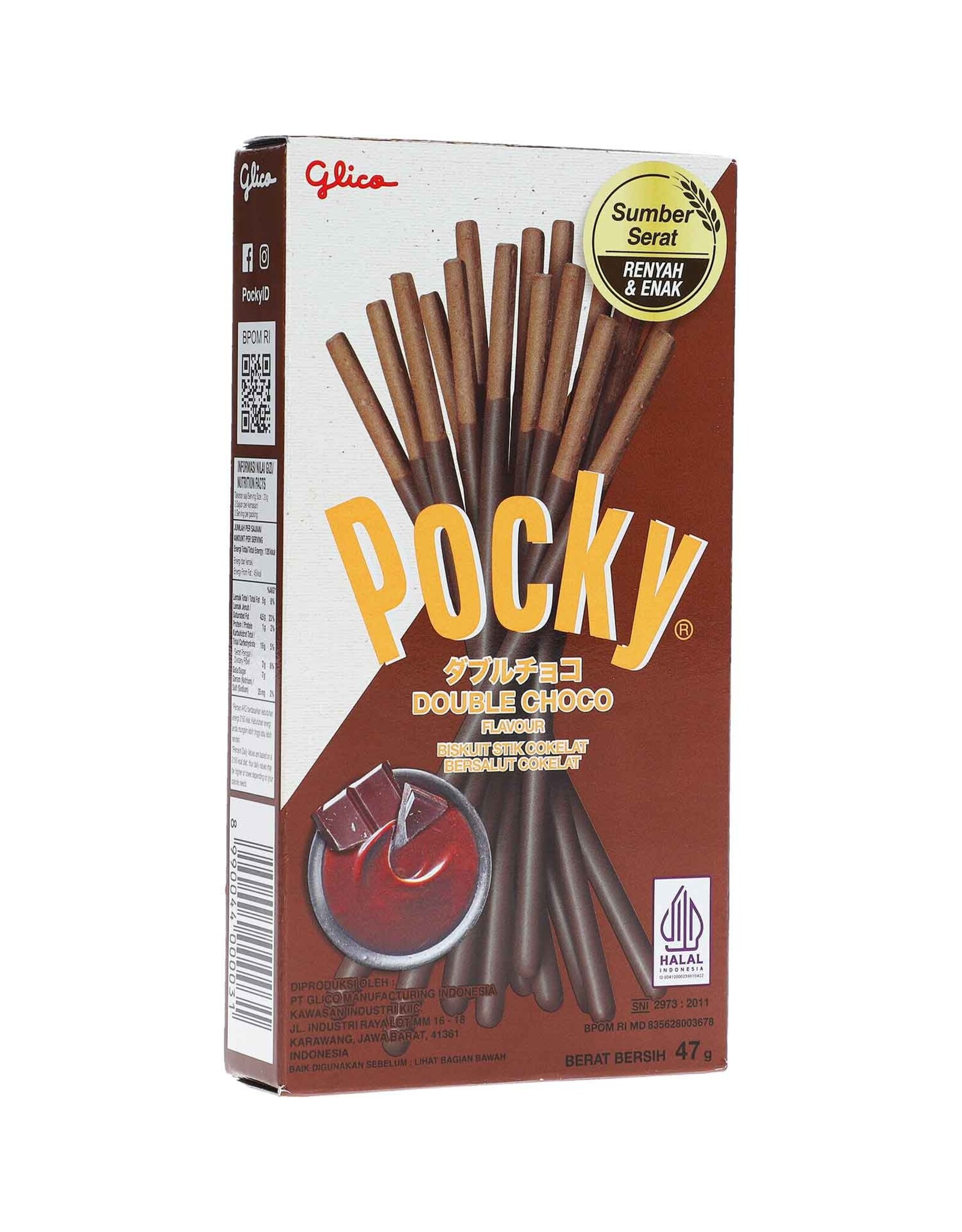 Pocky Double Choco - 47g - Akiba®
