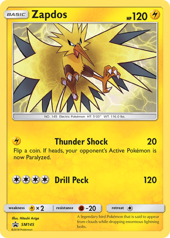 Mega Zapdos Pokemon Card