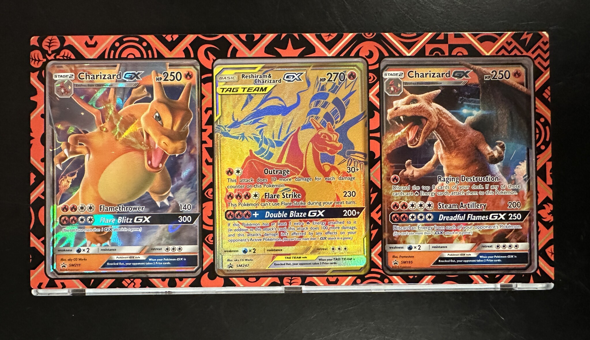 3 Card Pokemon Collection Window (Magnetic) - LegendaryCards.eu