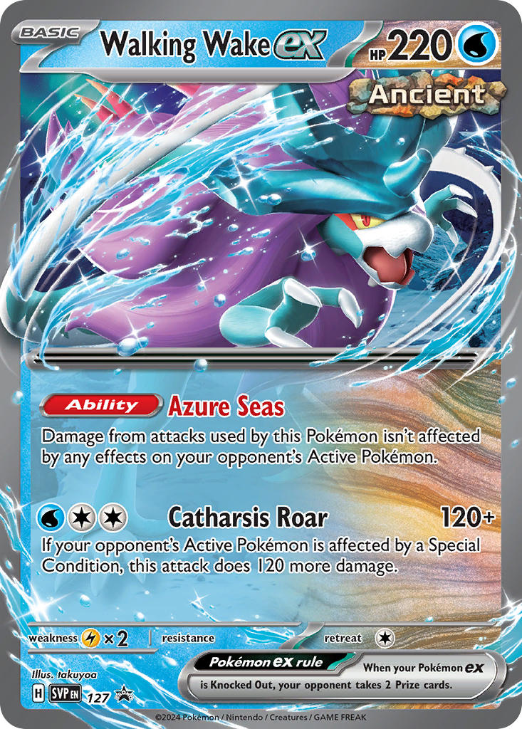 Walking Wake ex SVP 127 - LegendaryCards.eu