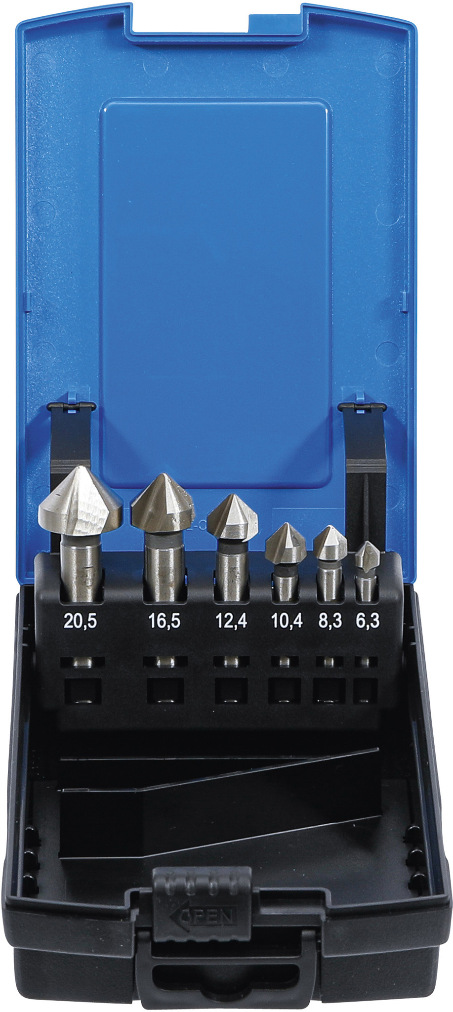 BGS Verzinkboorset - HSS - DIN 335 vorm C - 6 delig ...