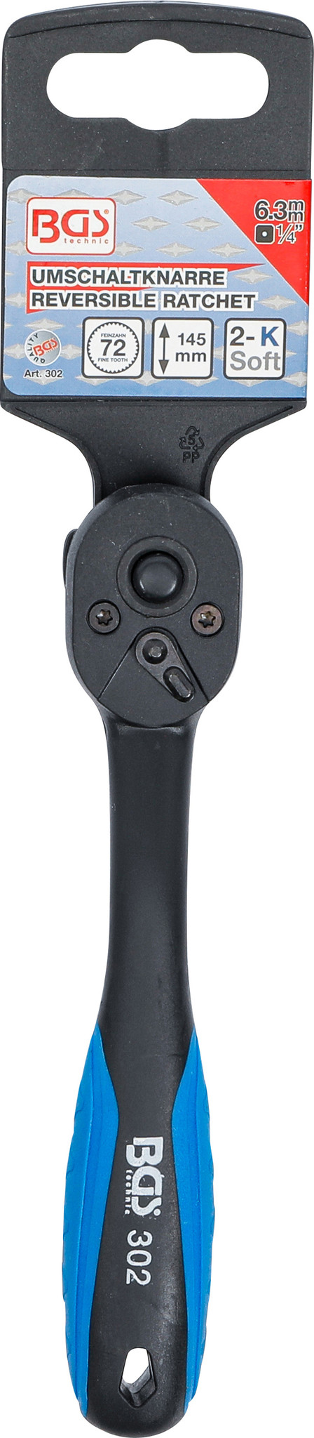 BGS Ratelsleutel, met kunststof mantel 1/4" - Goedkoopgereedschap.nl