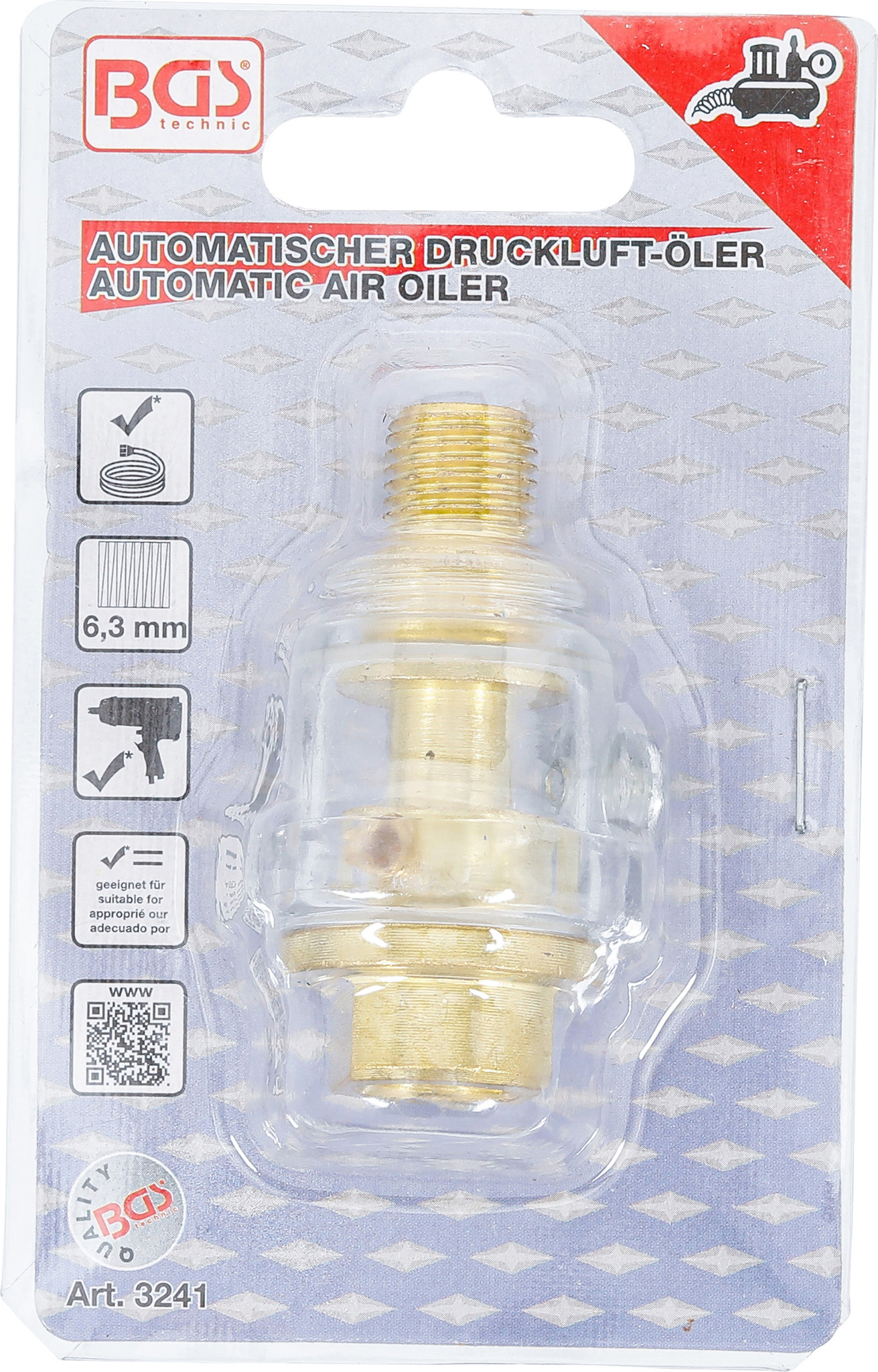 BGS Automatische perslucht-olievernevelaar slangaansluiting 1/4 ...