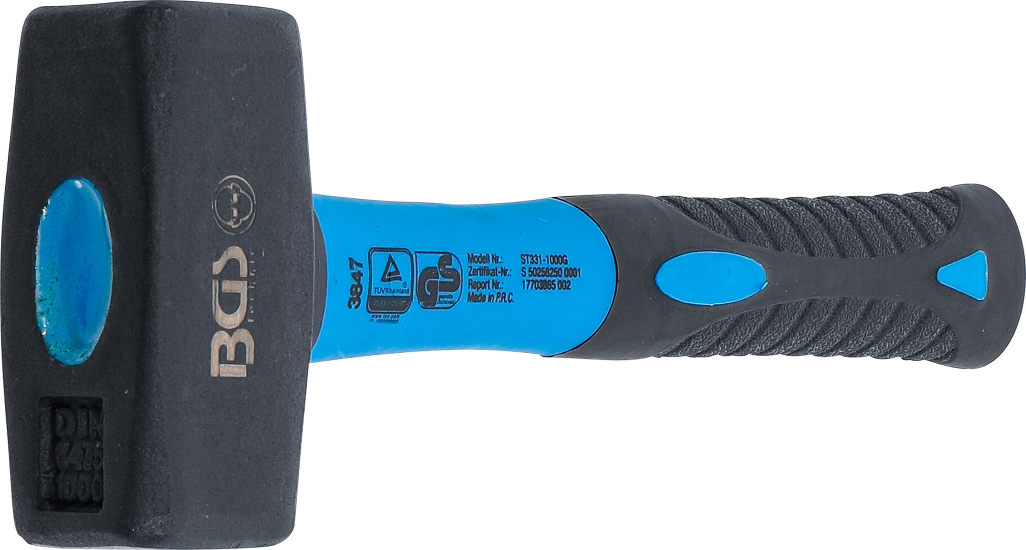 BGS Moker glasfibersteel DIN 6475 1000 gram - Goedkoopgereedschap.nl