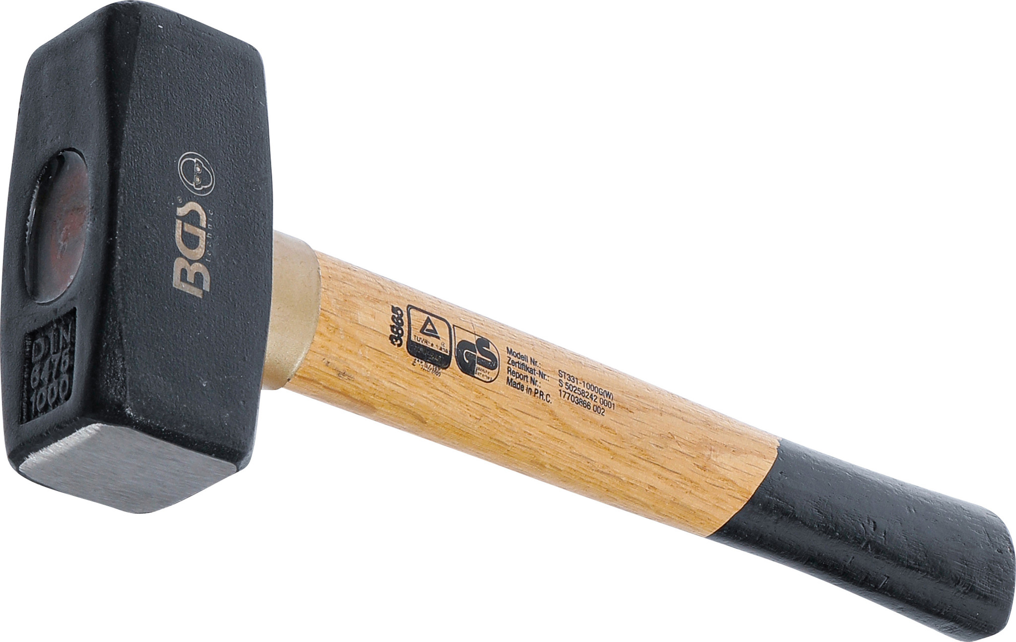 BGS Moker houten steel 1000 gram - Goedkoopgereedschap.nl