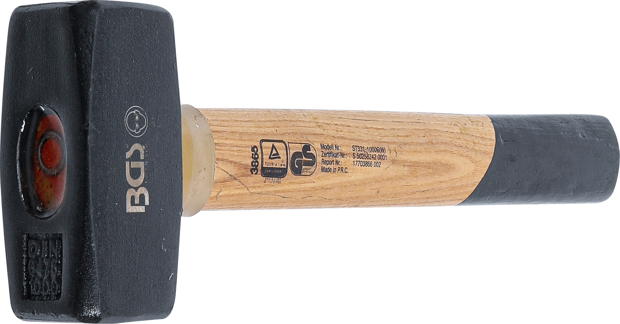 BGS Moker houten steel 1000 gram - Goedkoopgereedschap.nl