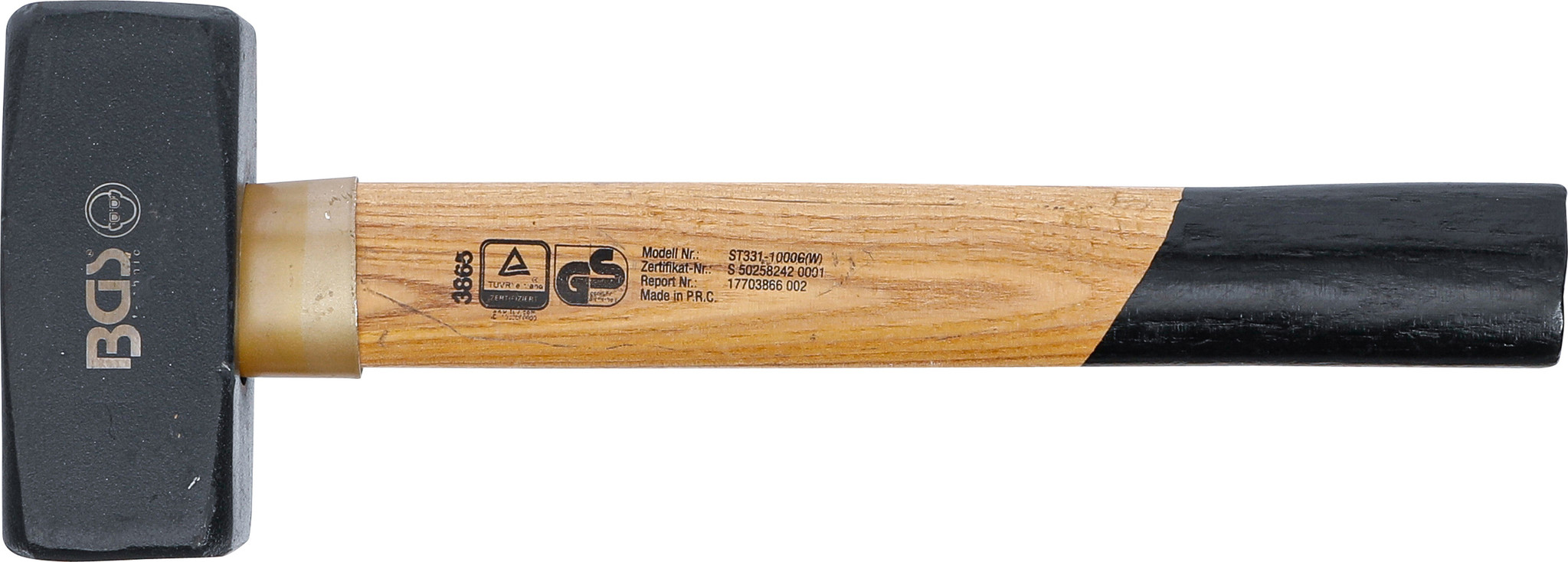 BGS Moker houten steel 1000 gram - Goedkoopgereedschap.nl