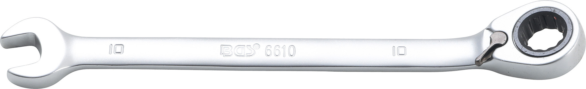 BGS Ratel ringsteeksleutel omschakelbaar 10 mm - Goedkoopgereedschap.nl