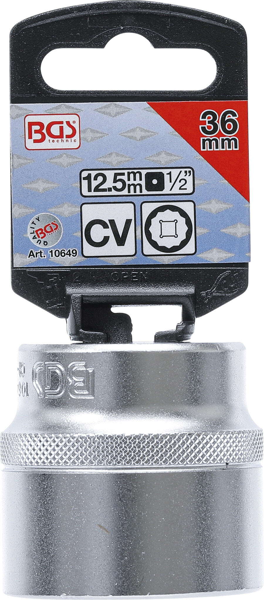 BGS Dopsleutel twaalfkant 1/2" 36 mm - Goedkoopgereedschap.nl