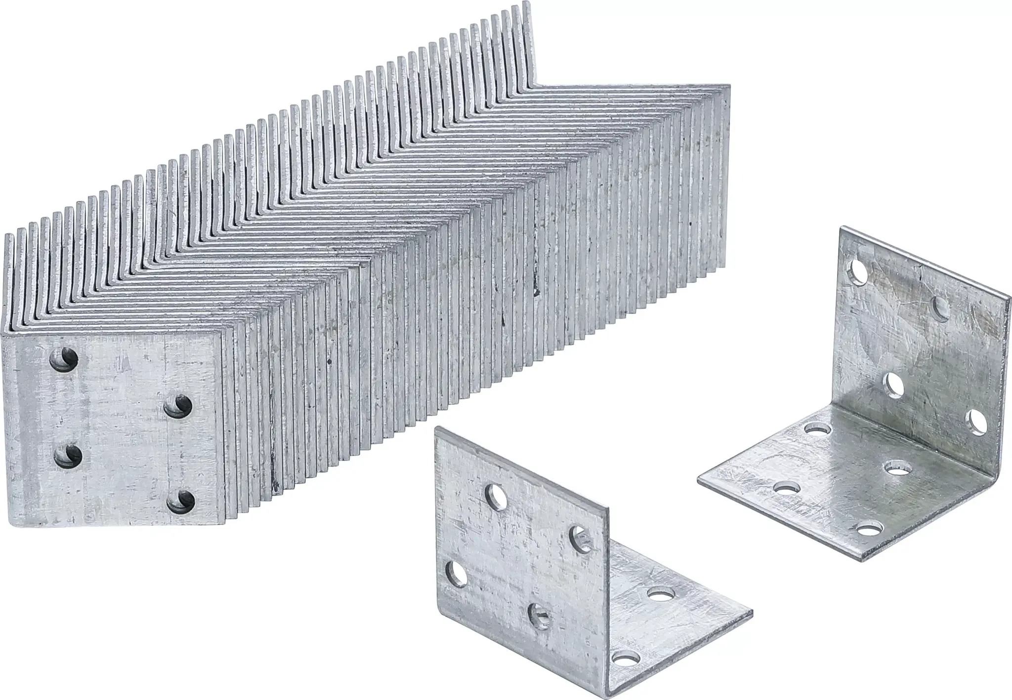 BGS Hoekverbinder - 40 x 40 x 40 x 2 mm - 50 stuks - Goedkoopgereedschap.nl