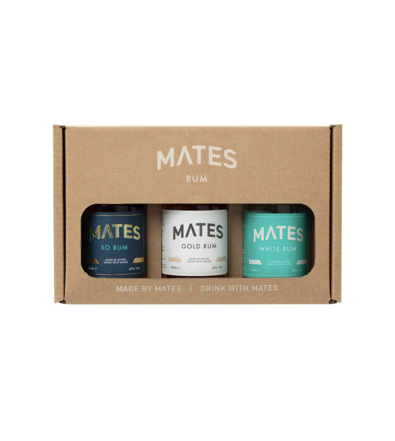 Mates Experience Rum Box 3 x 5 CL - Drank Cadeau