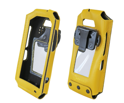 i.safe-MOBILE IS540.x Leather case - Yellow - Jenson ATEX depot