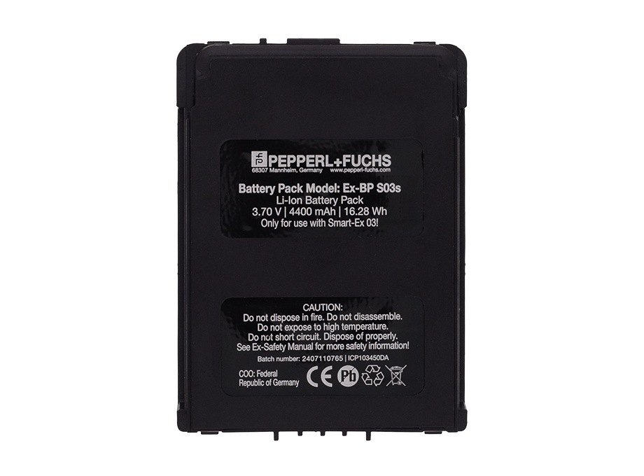 Ecom - Pepperl + Fuchs Ex-BP S03S batterij bij dé ATEX expert - Jenson ...