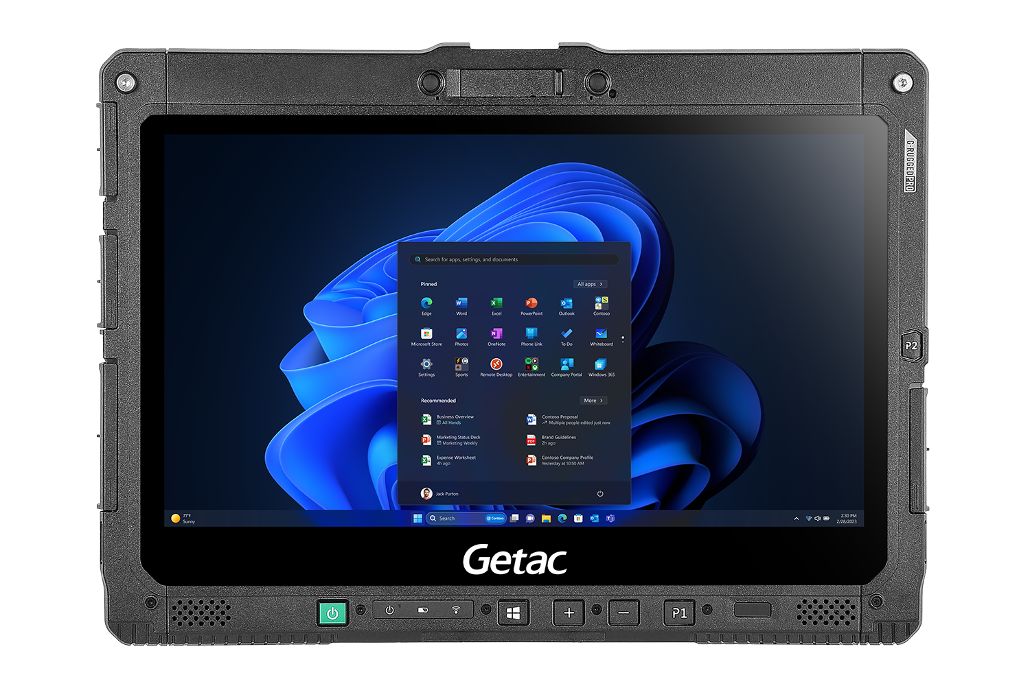 Getac K120 G2-R Rugged Tablet - Jenson ATEX depot