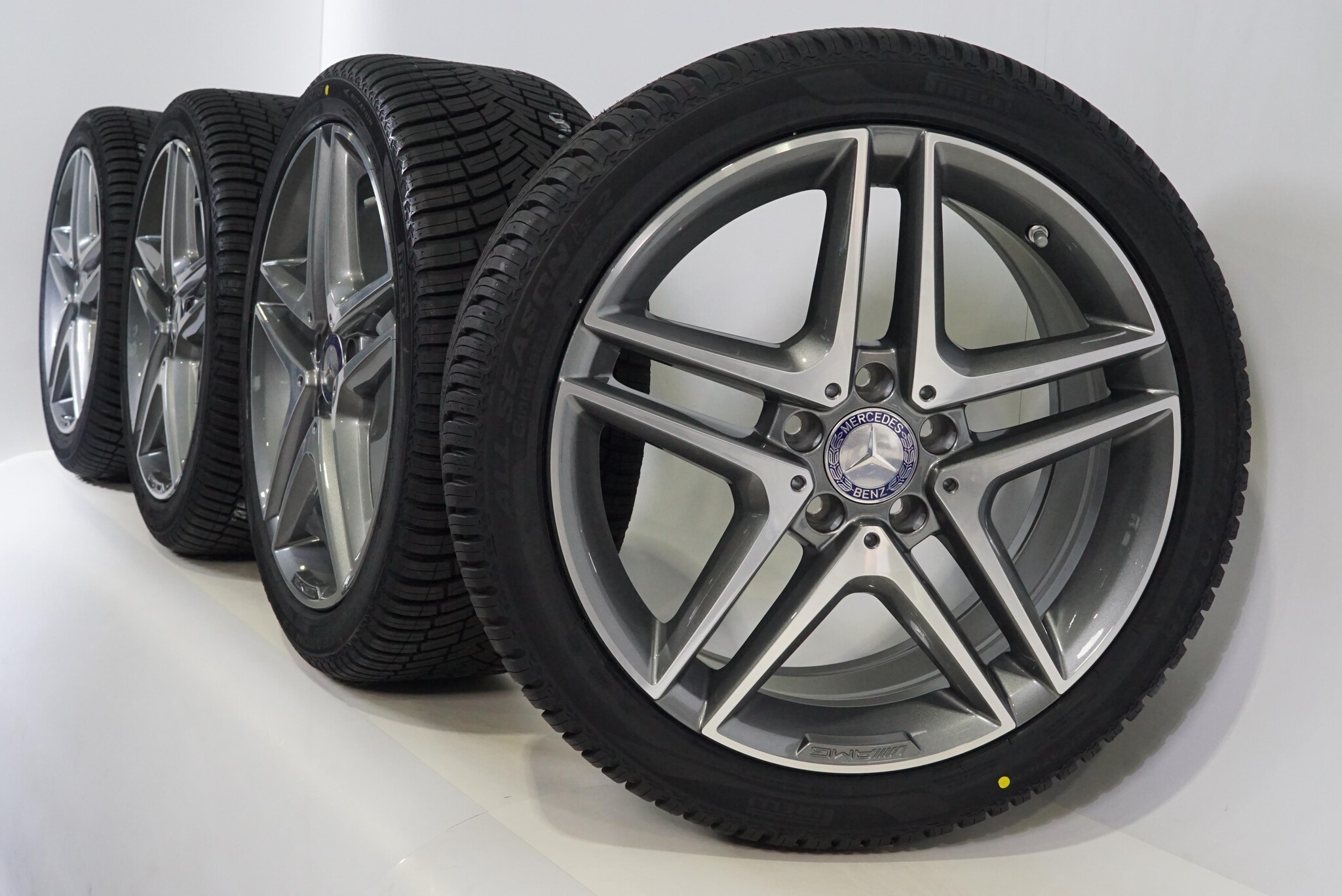 Mercedes A B CLA Class W176 18 inch AMG rims New + All-season tyre - JD Wheels & Tyres