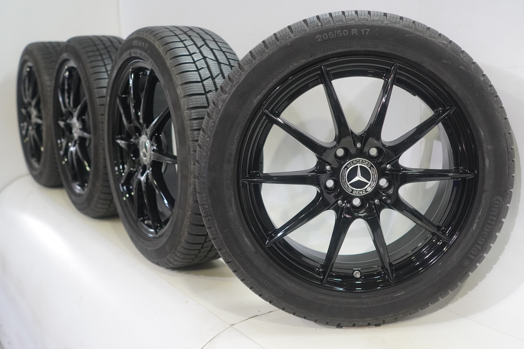 Mercedes A B CLA Class W176 W117 W246 17 inch rims Continental Winter ...