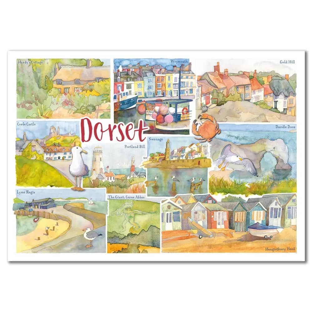 'Dorset' Postcard - Seasons Green