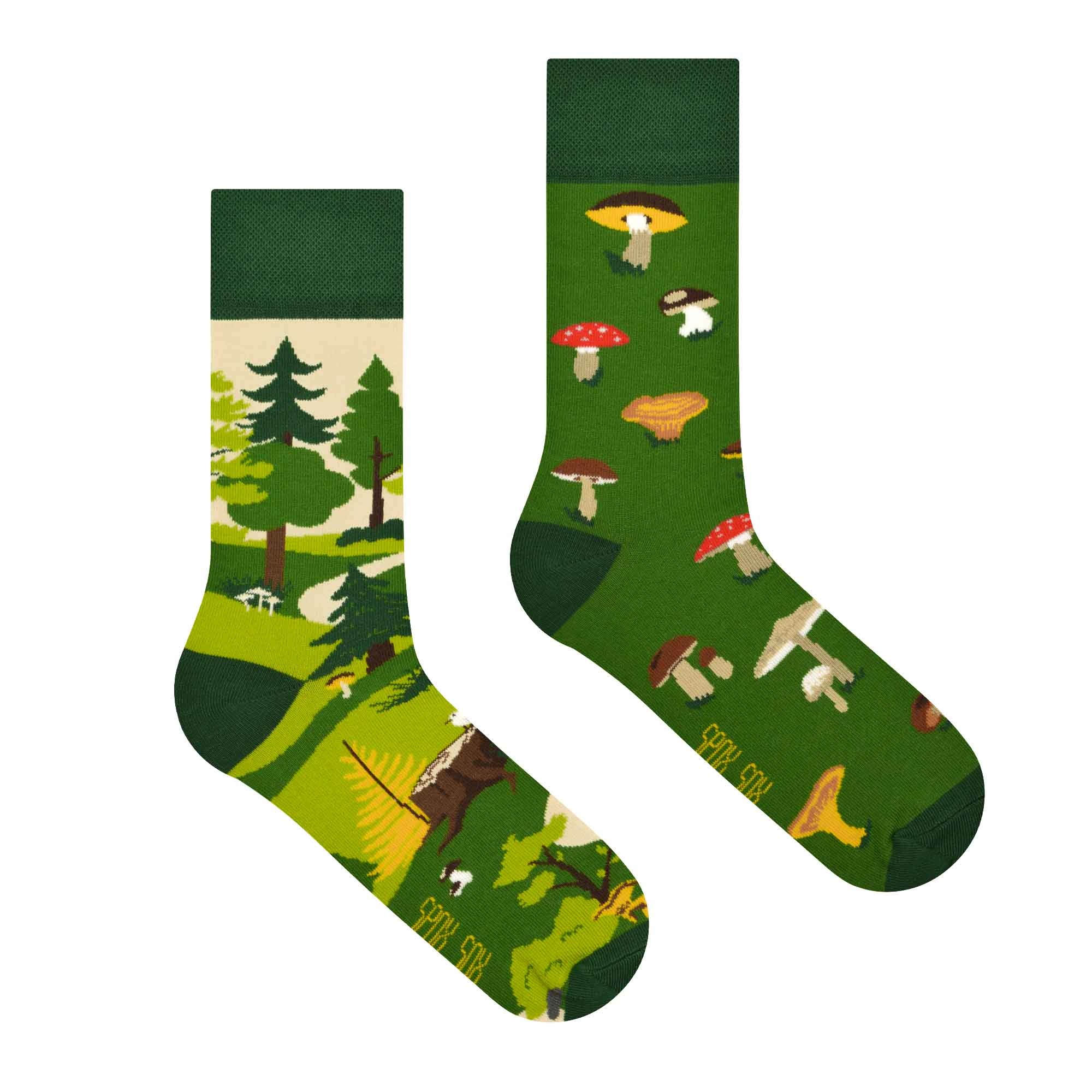 Mushrooms by Spox Sox - Paddestoelsokken - Paddenstoelen - Herfstsokken
