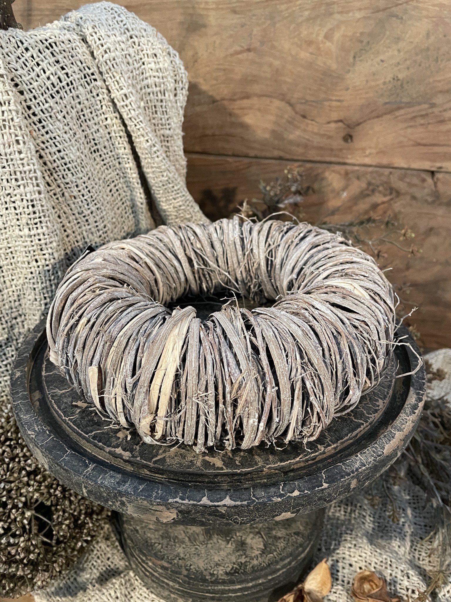 Krans - 19 x 19 x 5 cm - (binnenring 5 x 5 x 5cm) - Woonwinkel Pommelientje