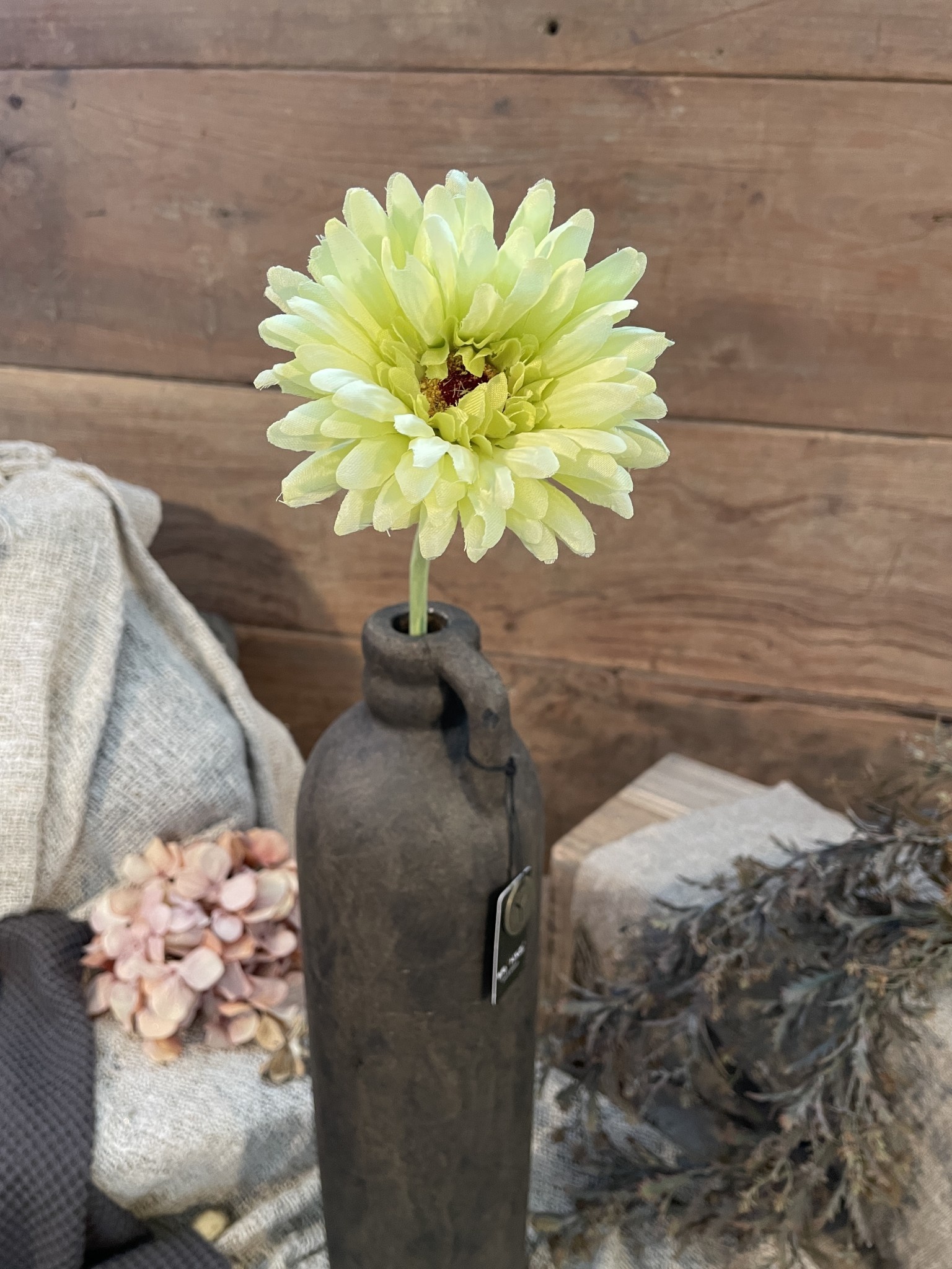 Groene gerbera 58 cm - Woonwinkel Pommelientje