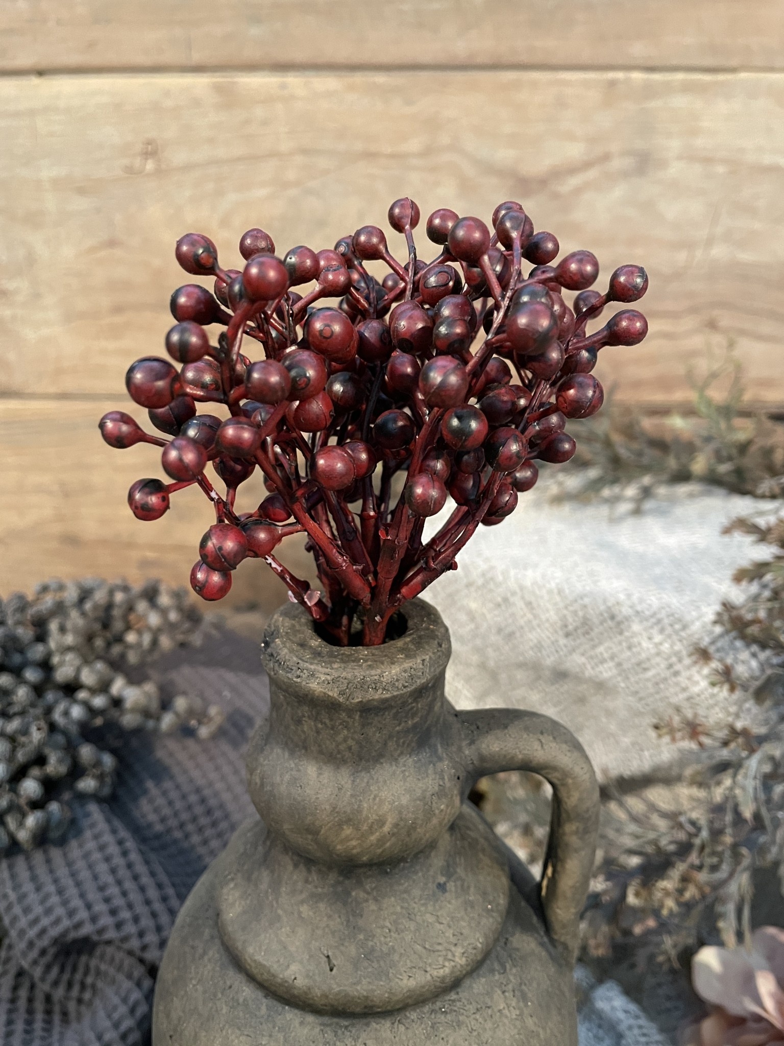 Rode bes bundel 30 cm - Woonwinkel Pommelientje