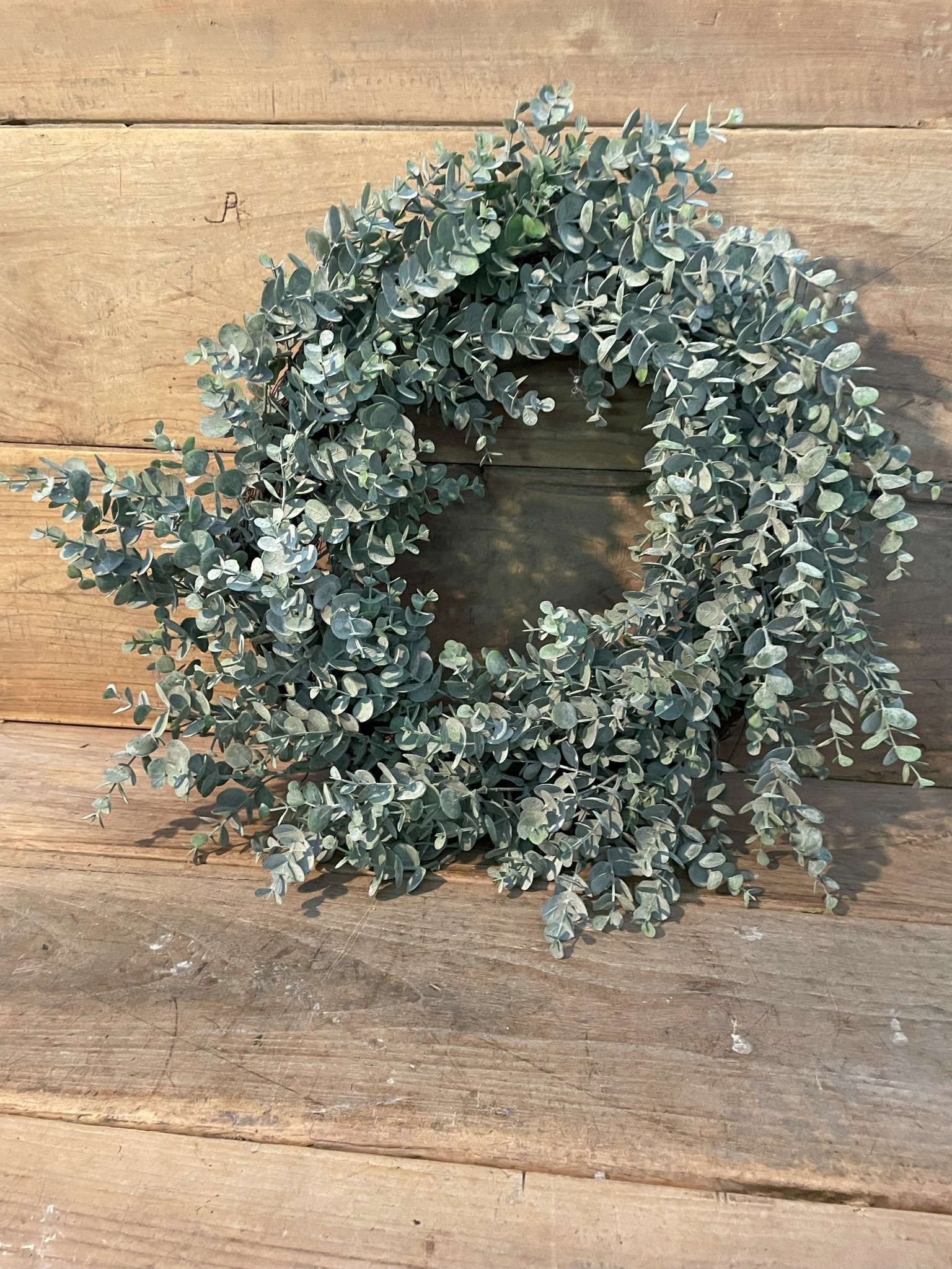 Groene eucalyptus krans 60 cm - L - Woonwinkel Pommelientje