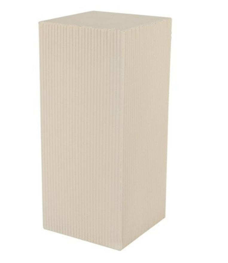 Zuil vk Bradly S crème-L26B26H60CM - Woonwinkel Pommelientje