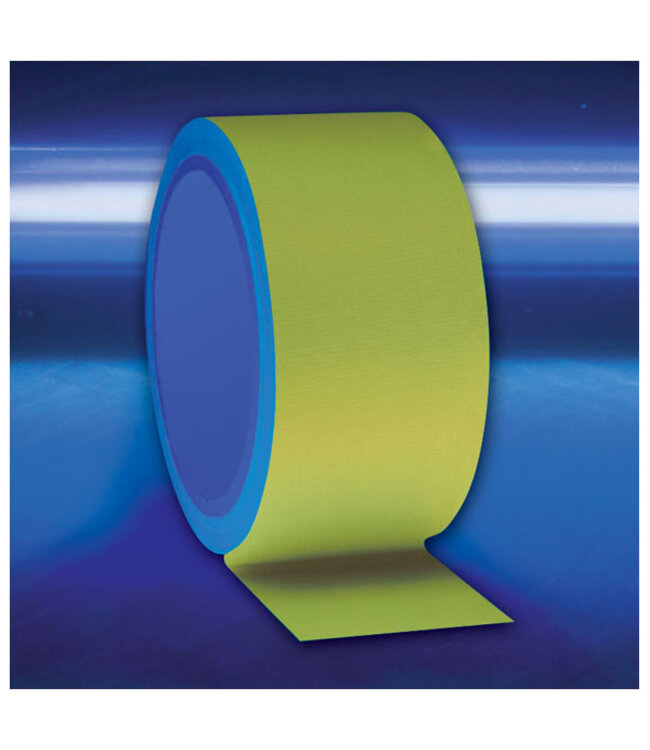 Showgear Gaffa tape Neon Geel 50mm / 25m - Dutch DJ Equipment